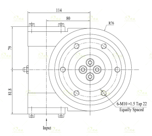 SE3/PE3 slew drive drawings and parameter table-Unique Transmission