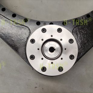 Grinding gear precision slewing drives used on special turntable ...