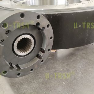 Heavy duty double row ball slewing drive for large output torque ...